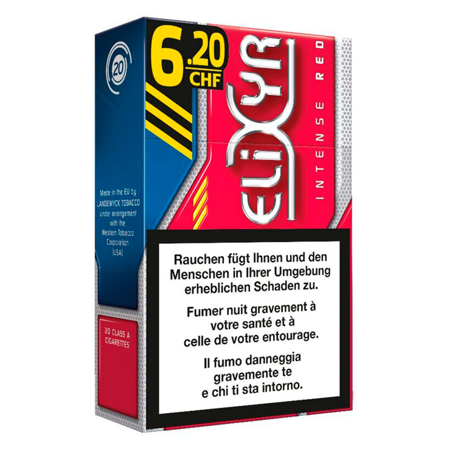 Elixyr Red Intense Box - TabacShop.ch | Vente de tabac en ligne | Fribourg