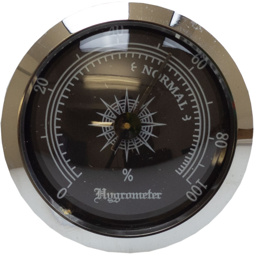 Hygrometer round black face - TabacShop.ch | Vente de tabac en ligne ...