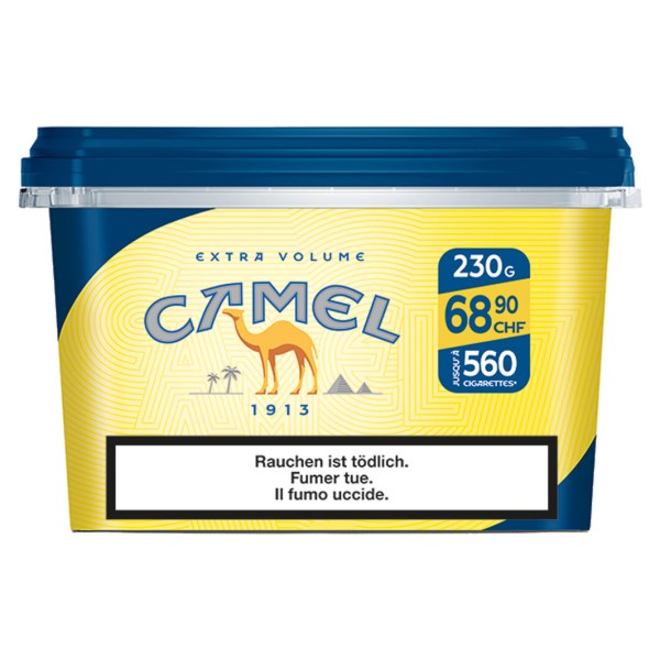 Camel Jaune HVT 230g - TabacShop.ch | Vente de tabac en ligne | Fribourg