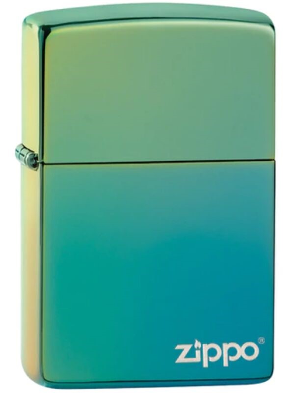 Zippo Reg HP Teal Logo - TabacShop.ch | Vente de tabac en ligne | Fribourg